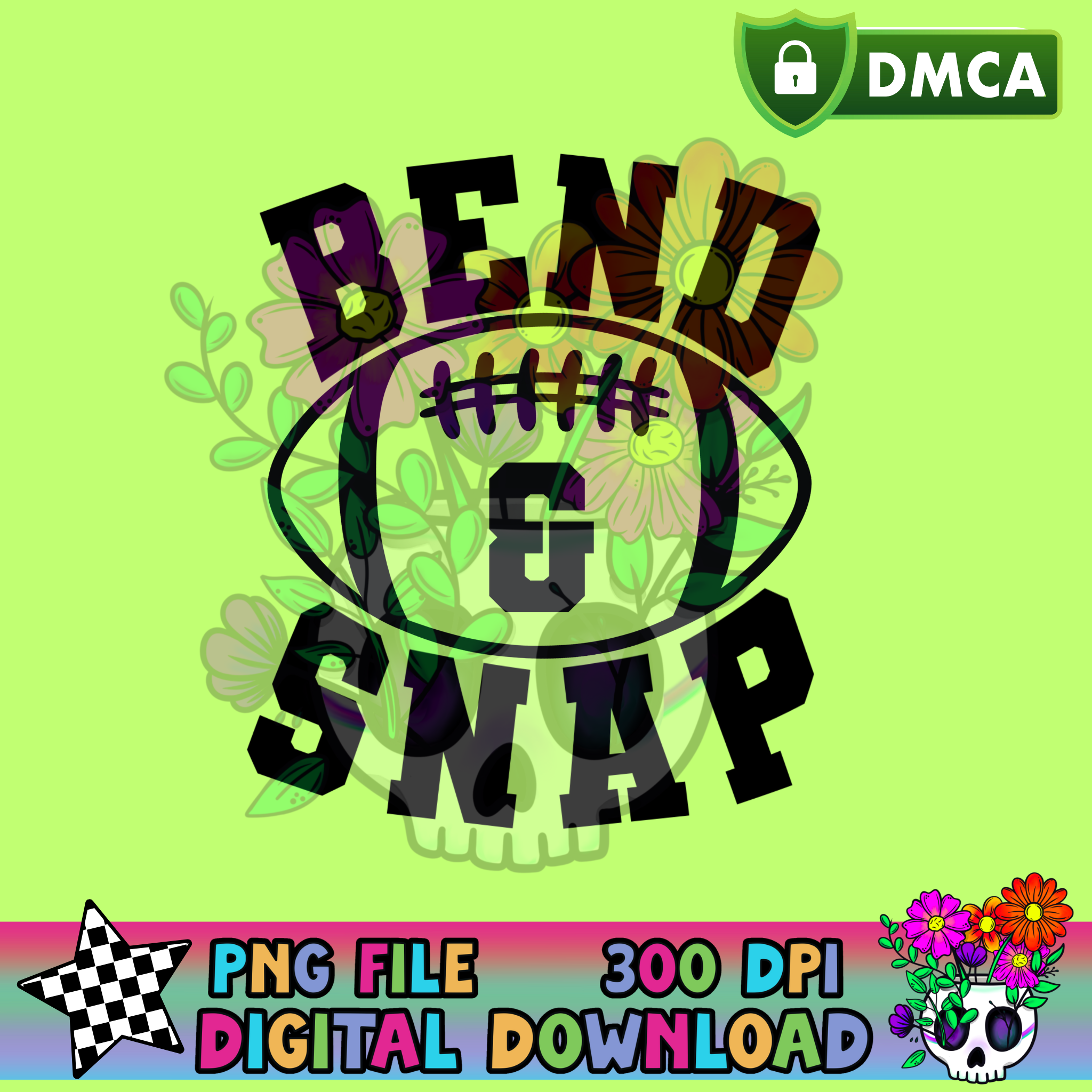 Bend and Snap Football - PNG – VibrantXpressions